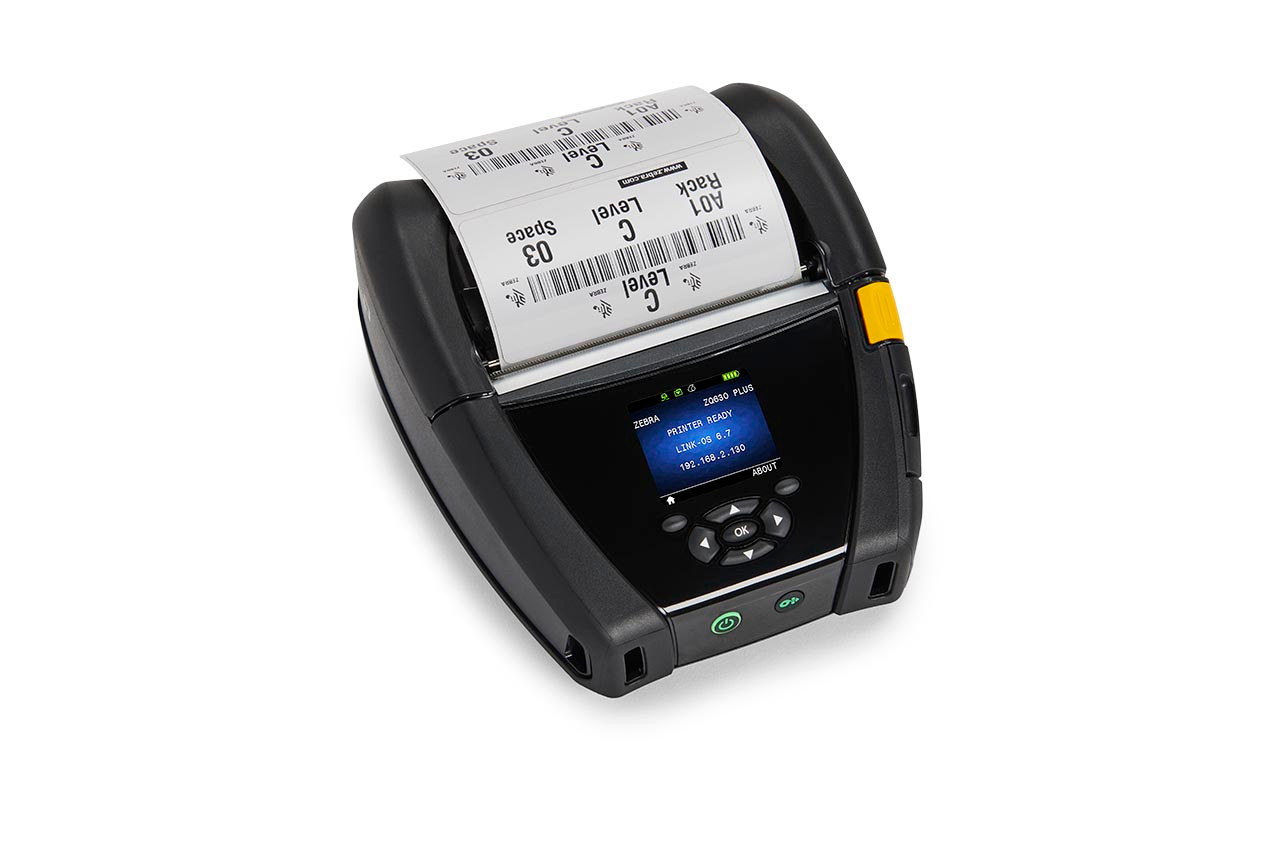 Zebra ZQ630 Plus Linerless Mobile Barcode Label Printer | Atlas RFID