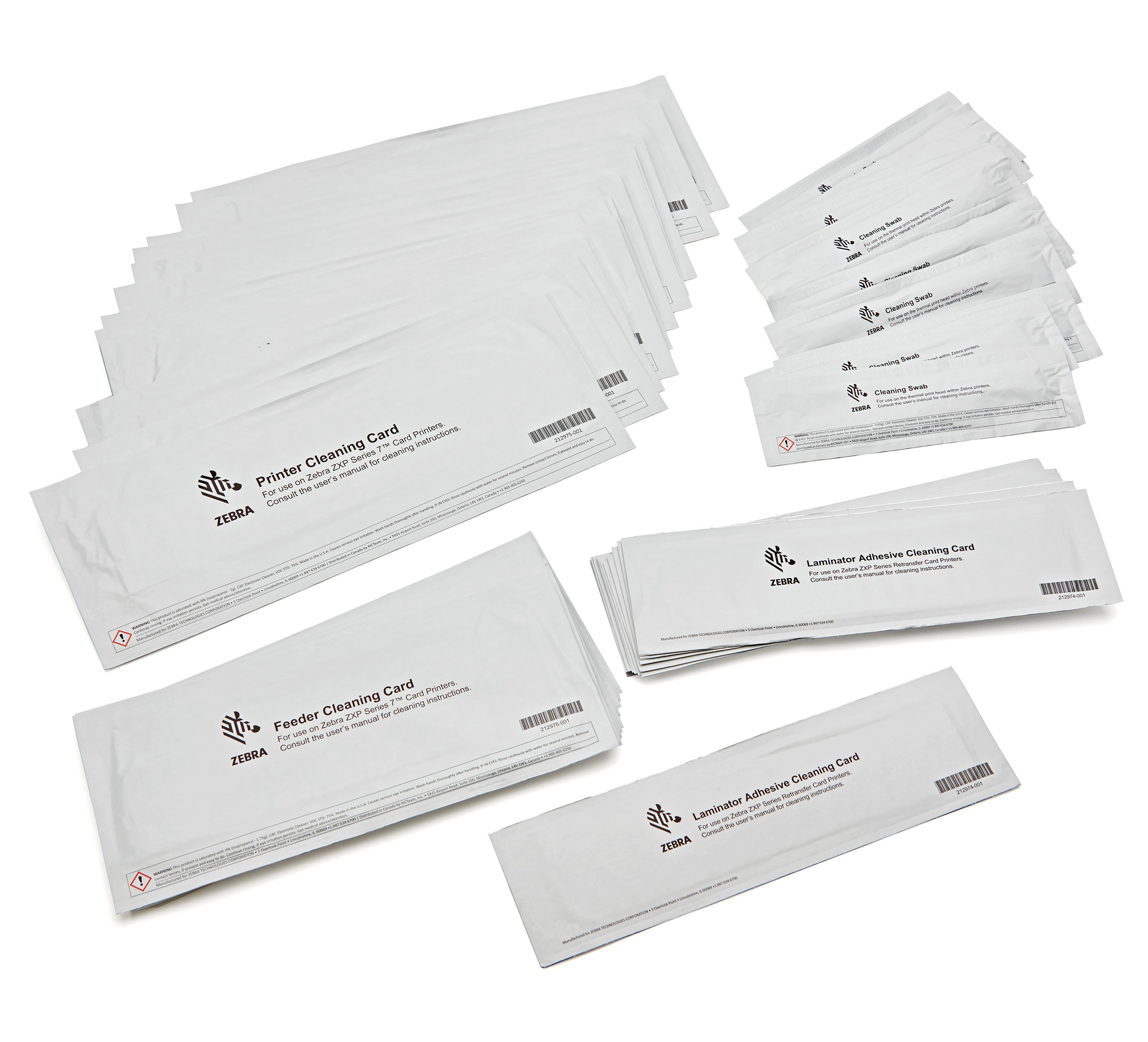Zebra Print Station and Laminator Cleaning Kit | For Laminating ZXP7 ...