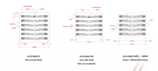 Alien Squiggle RFID Clear Wet Inlay (ALN-9840, Higgs-EC)