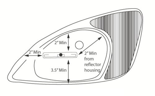 TransCore eGo® Plus Headlamp Sticker Tag