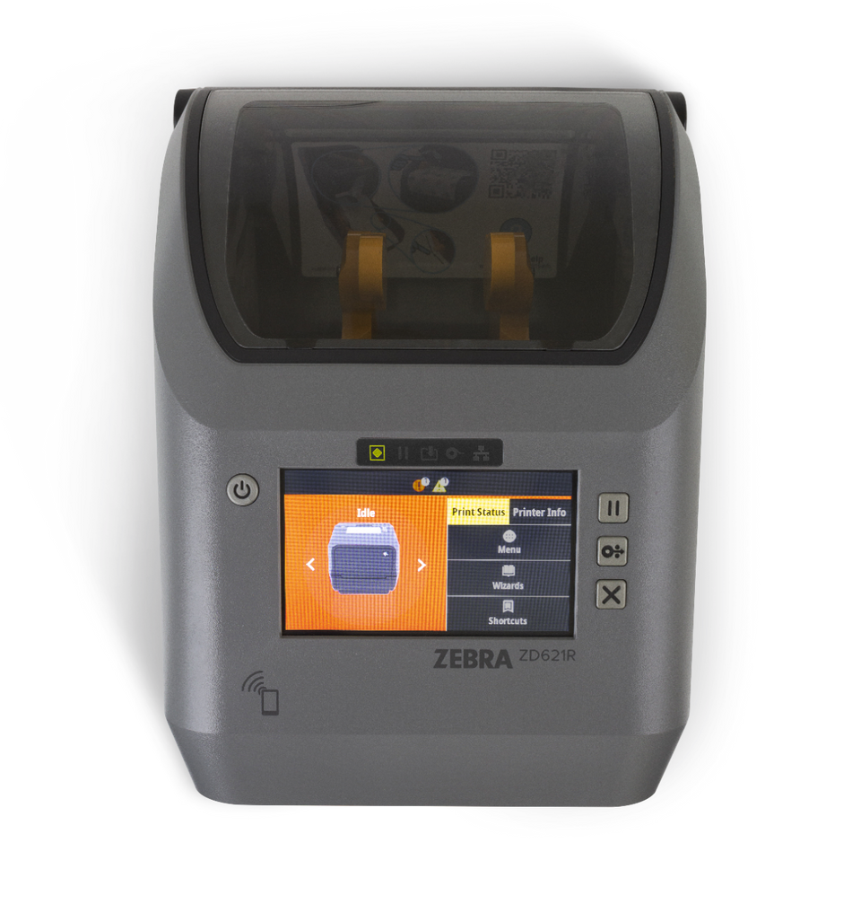 Zebra ZD621R TT Desktop RFID Barcode Label Printer | atlasRFIDstore