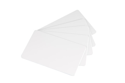 Evolis White PVC Blank Cards | 30 mil | Case of 500 Cards | Atlas RFID