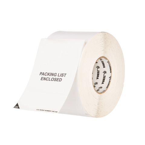 Zebra 6.625" x 6" Z-Slip DT Label | Industrial | Atlas RFID