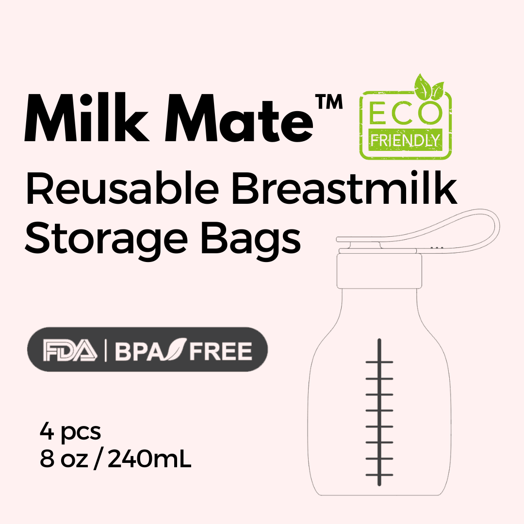 Milk Mate Reusable Breastmilk Storage Bags from Eco Silicone