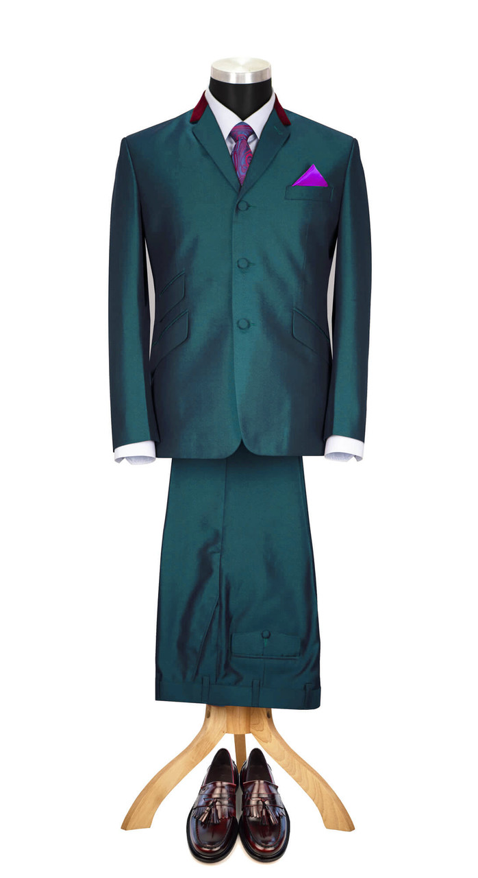 Ringo starr skinhead 1960s teal green tonic suit