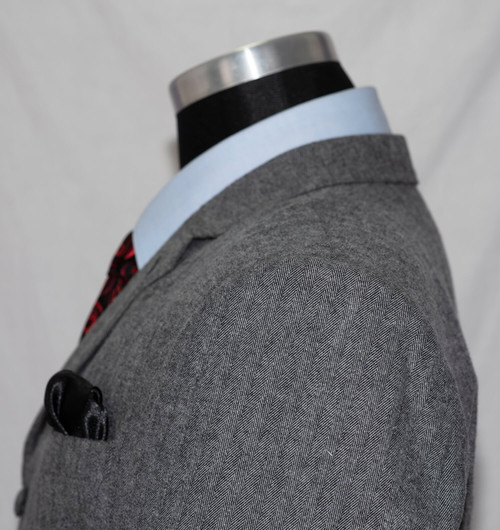 Tailored Paul weller 60's grey herringbone mod suit