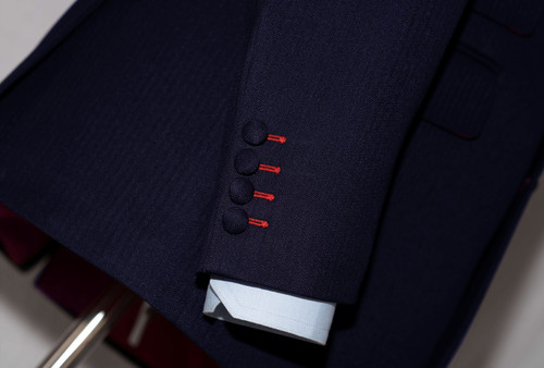 1960's Paul Weller essential mohair navy blue mod suit