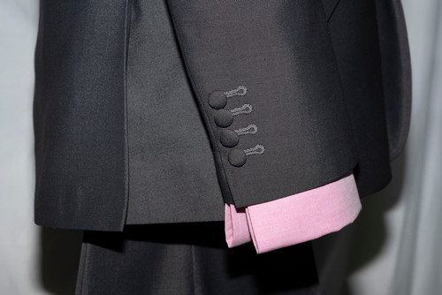 John Lennon steel grey tonic suit for men
