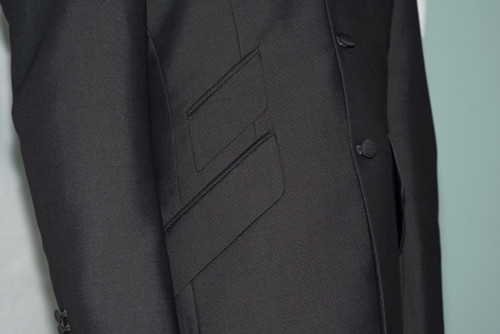 John Lennon steel grey tonic suit for men