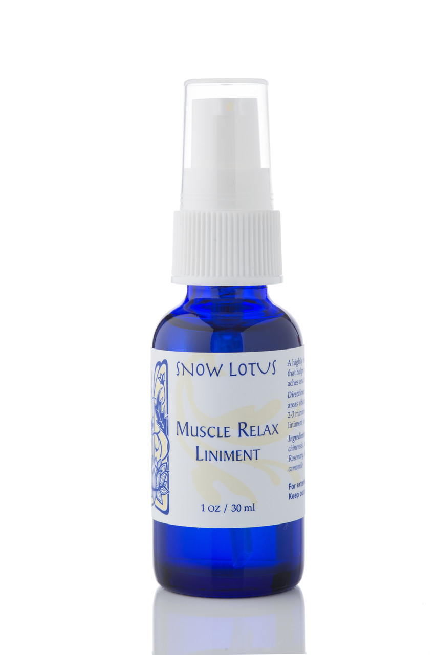 Muscle Relax Liniment 30 ml/1 oz – Therapeutic Topical Formula - Snow ...