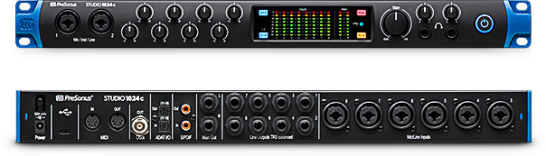 PreSonus Studio 1824c USB-C Audio Interface with StudioOne® Artist Software