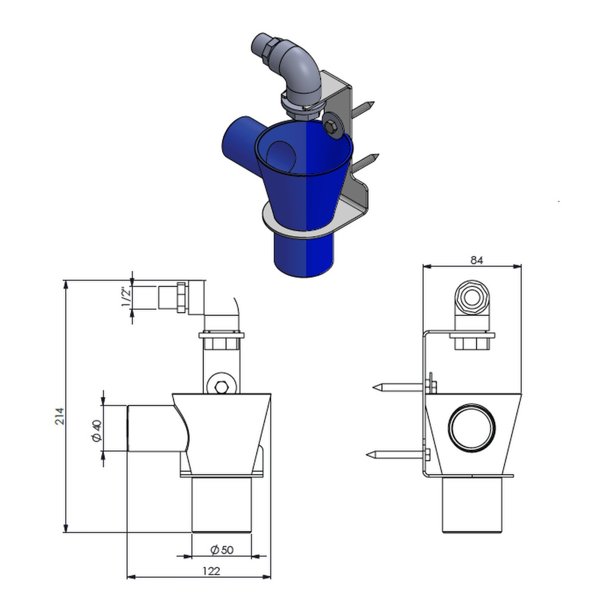 Top-up Valve and Tundish - Celtic Water