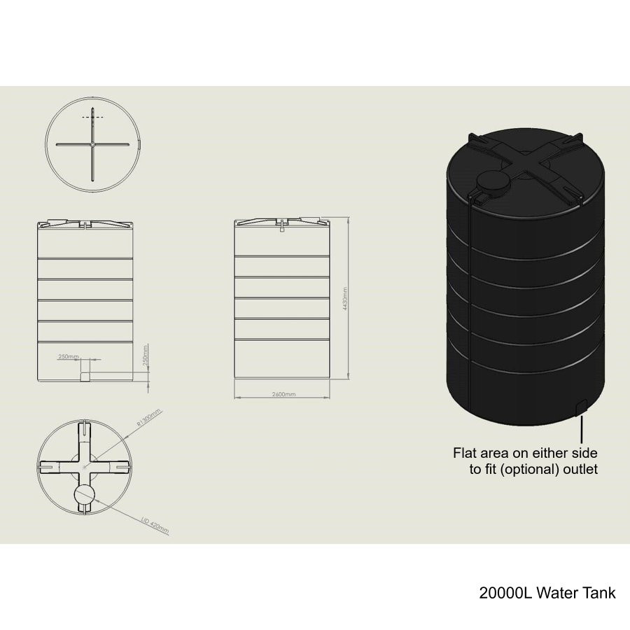 20000L Water Tank Above Ground 20000L Water Tank Above Ground