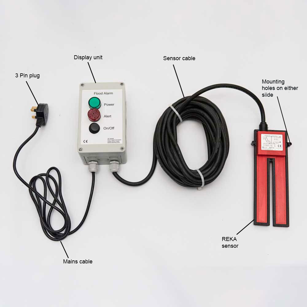 24v Flood Warning Kit with no moving parts
