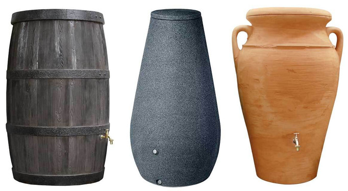 Decorative Water Butts, Barrels and Tanks