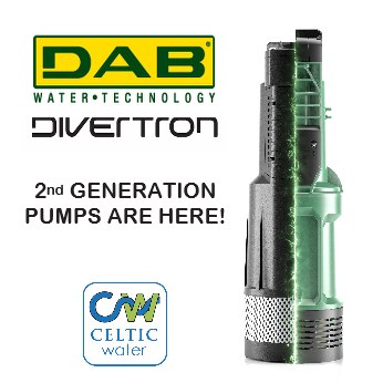 New Divertron Submersible Pumps - Celtic Water