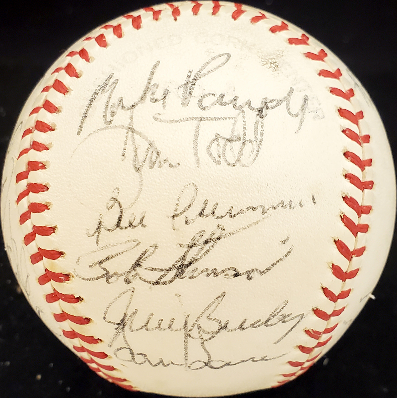 1978 Seattle Mariners Autographed Official AL Baseball With 26 Total ...