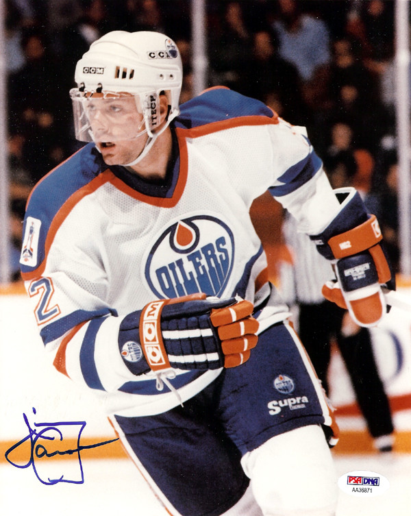 Jimmy Carson Autographed 8x10 Photo Edmonton Oilers PSA/DNA #AA36871 ...