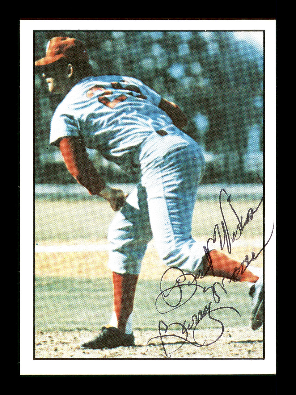 Barry Moore Autographed 1981 TCMA Card #360 Washington Senators "Best ...