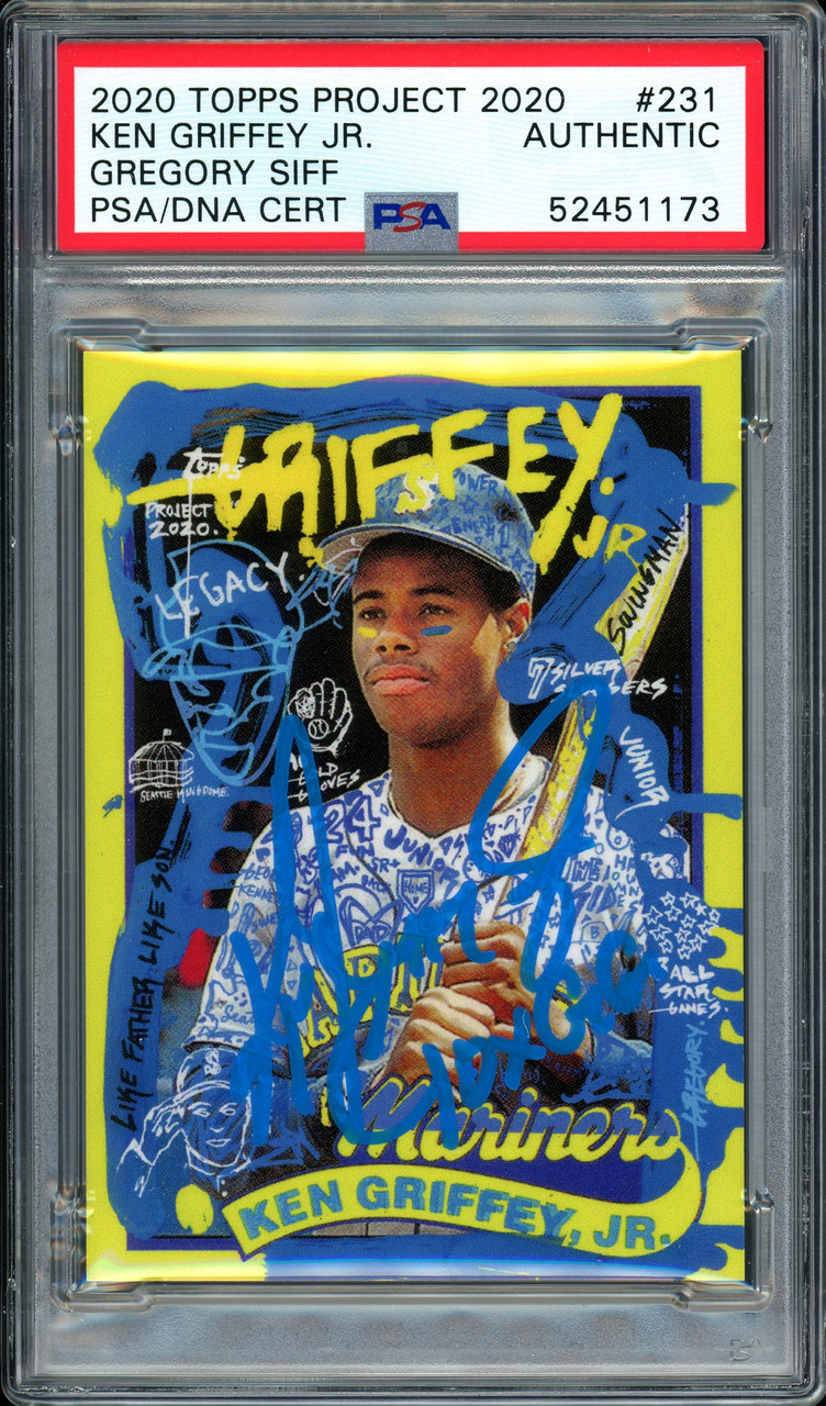 Ken Griffey Jr. Autographed Topps Project 2020 Gregory Siff Card #231 ...