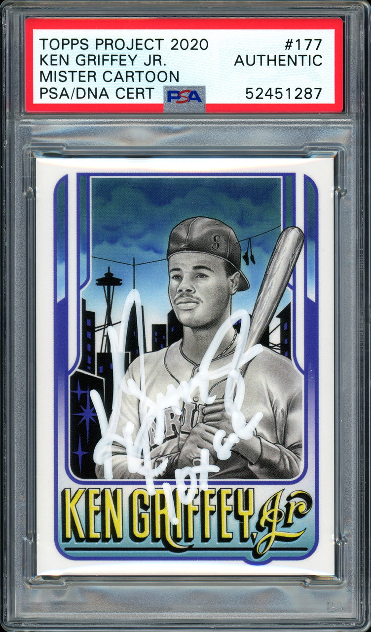 Ken Griffey Jr. Autographed Topps Project 2020 Mister Cartoon Card #177 ...