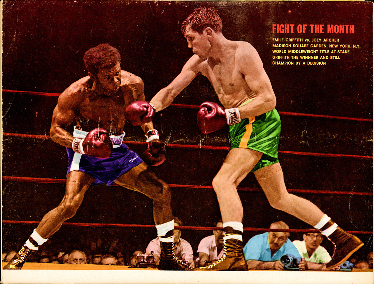 Fighting Harada & Emile Griffith Autographed Boxing Illustrated ...