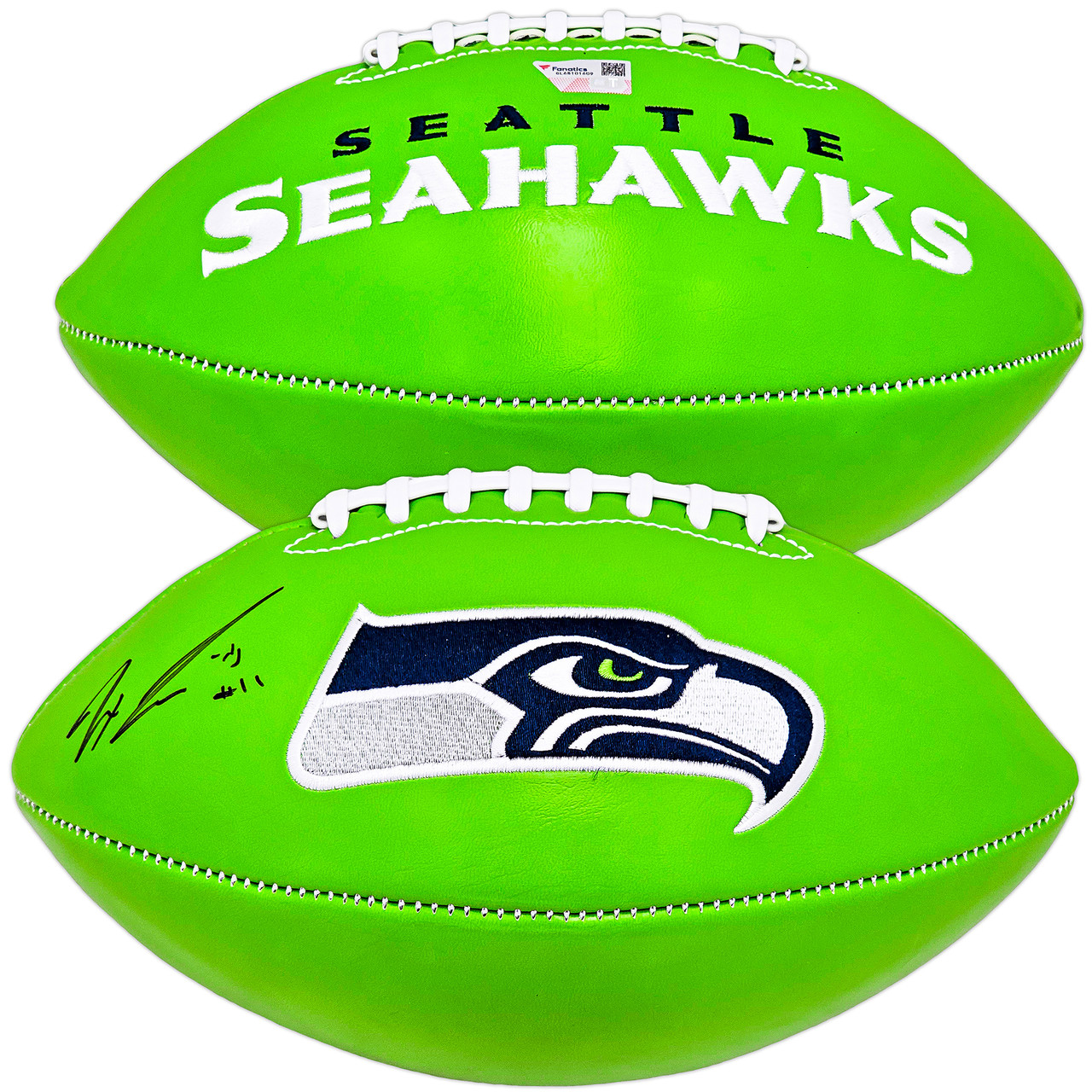 Seahawks Green Logo Kam Chancellor Autographed Seattle Seahawks Green