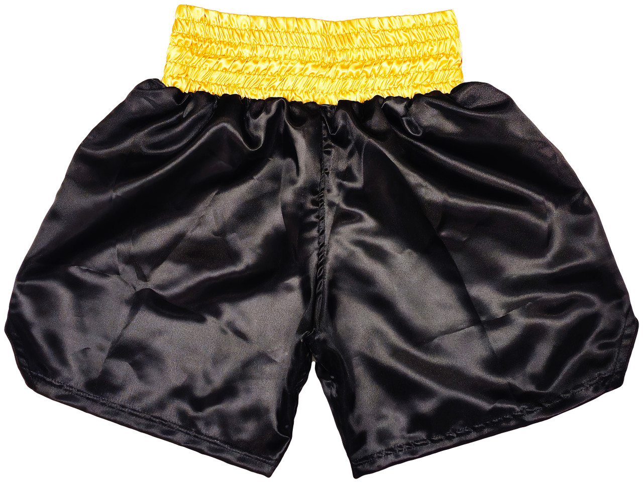 Floyd Mayweather Jr. Autographed Black & Gold Boxing Trunks Beckett BAS ...