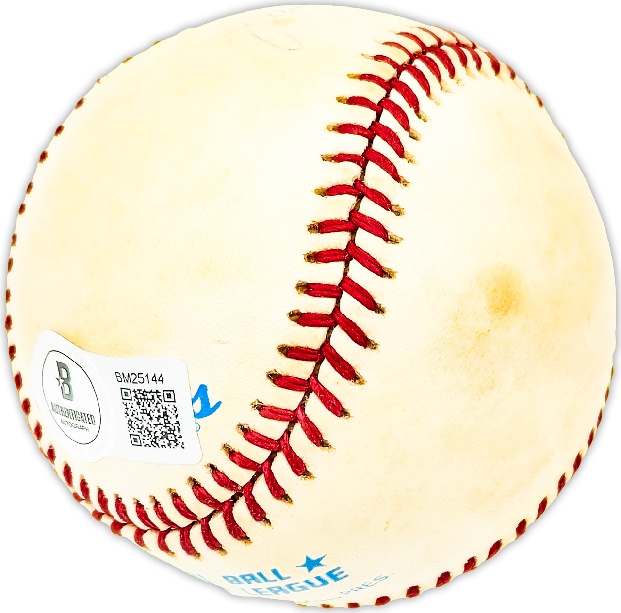 Jimmie Reese Autographed Official AL Baseball California Angels Beckett ...
