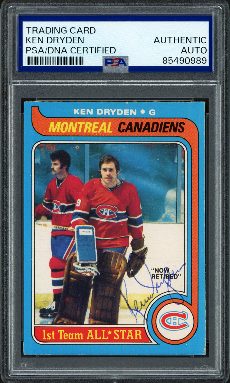 Ken Dryden Autographed 1979-80 O-Pee-Chee Card #150 Montreal Canadiens ...