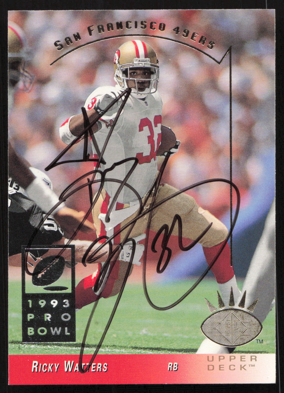 Ricky Watters Autographed 1993 Upper Deck SP Card #242 San Francisco ...