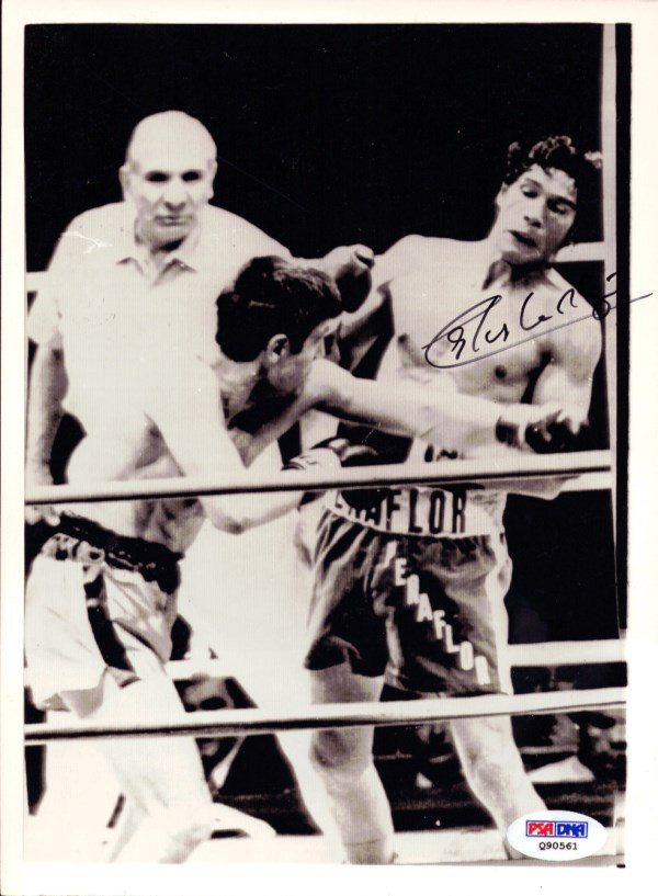 Carlos Monzon Autographed 6.5x9 Wire Photo PSA/DNA #Q90561 - Mill Creek ...