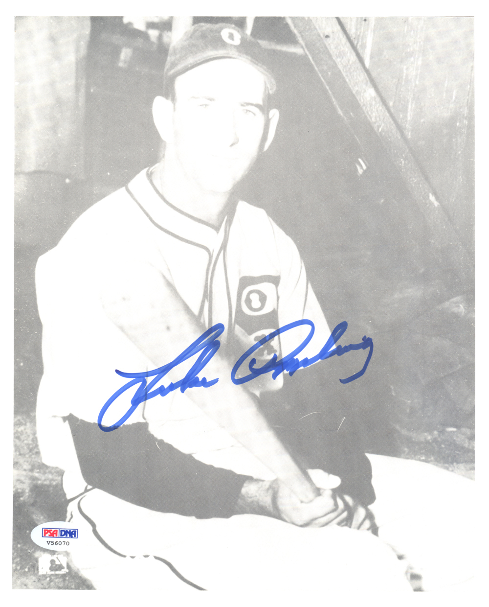 Luke Appling Autographed 8.5x10.5 Photo Chicago White Sox PSA/DNA # ...