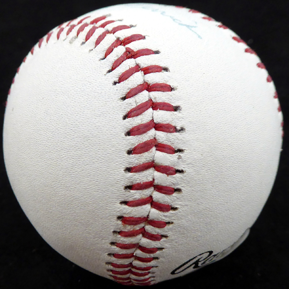 Tom Ferrick Autographed Official OL Baseball New York Yankees Beckett ...