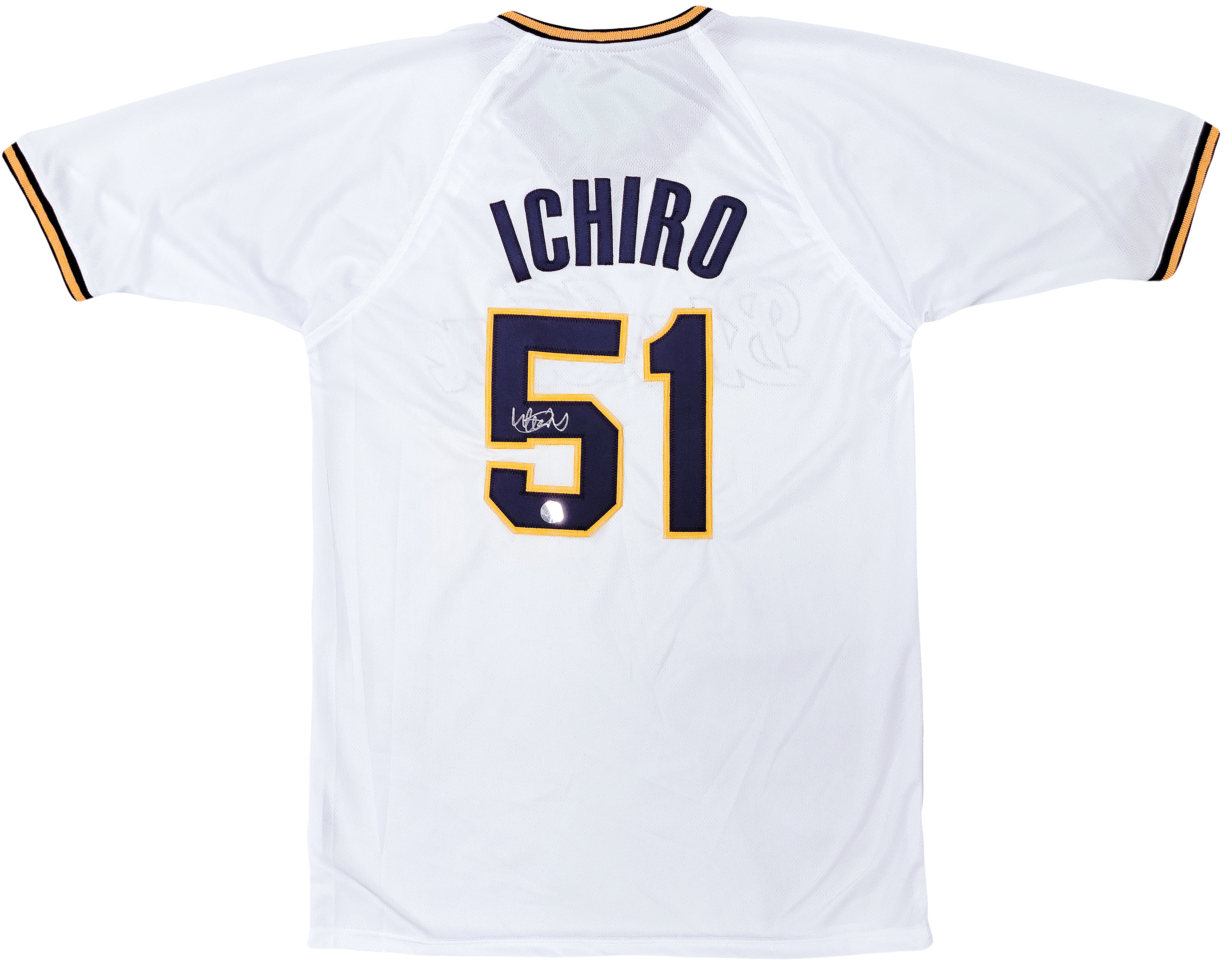 Orix Blue Wave Ichiro Suzuki Autographed White Jersey IS Holo Stock ...