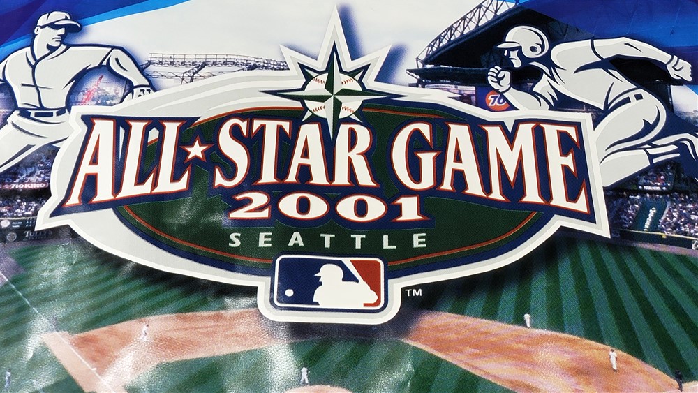 Ichiro Suzuki Autographed 36x96 2001 All Star Game Used Stadium Pepsi ...