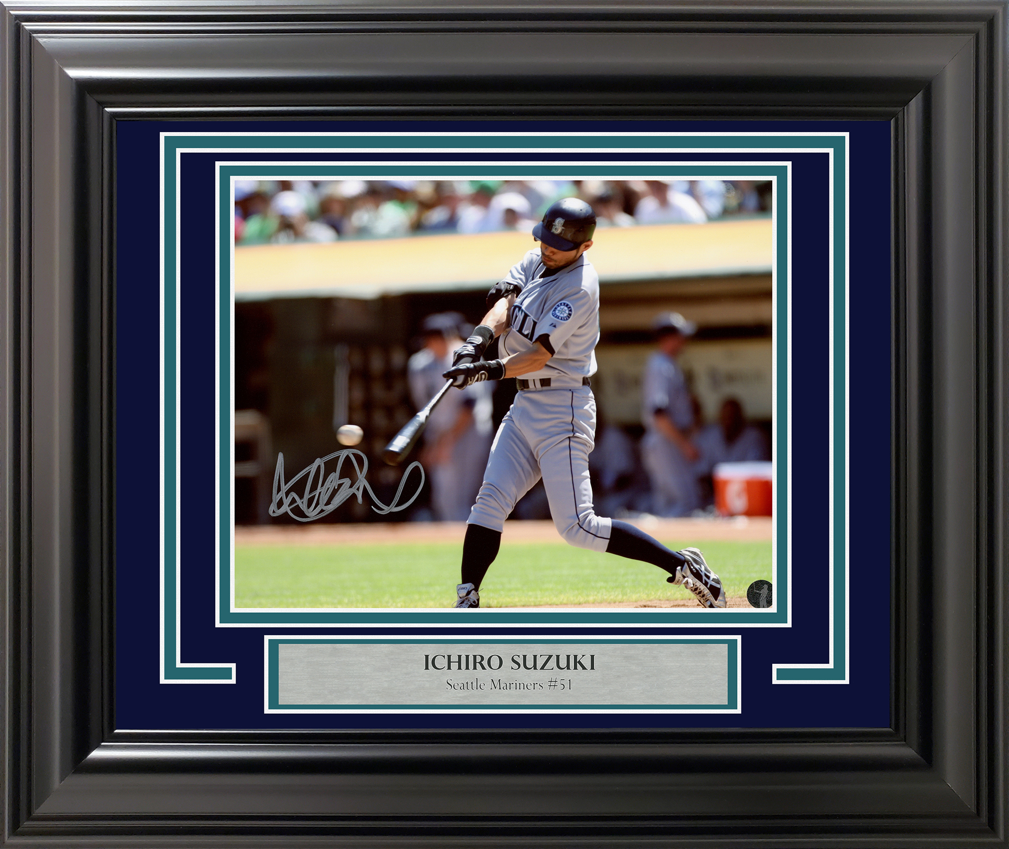 Ichiro Suzuki Autographed Framed 8x10 Photo Seattle Mariners IS Holo ...