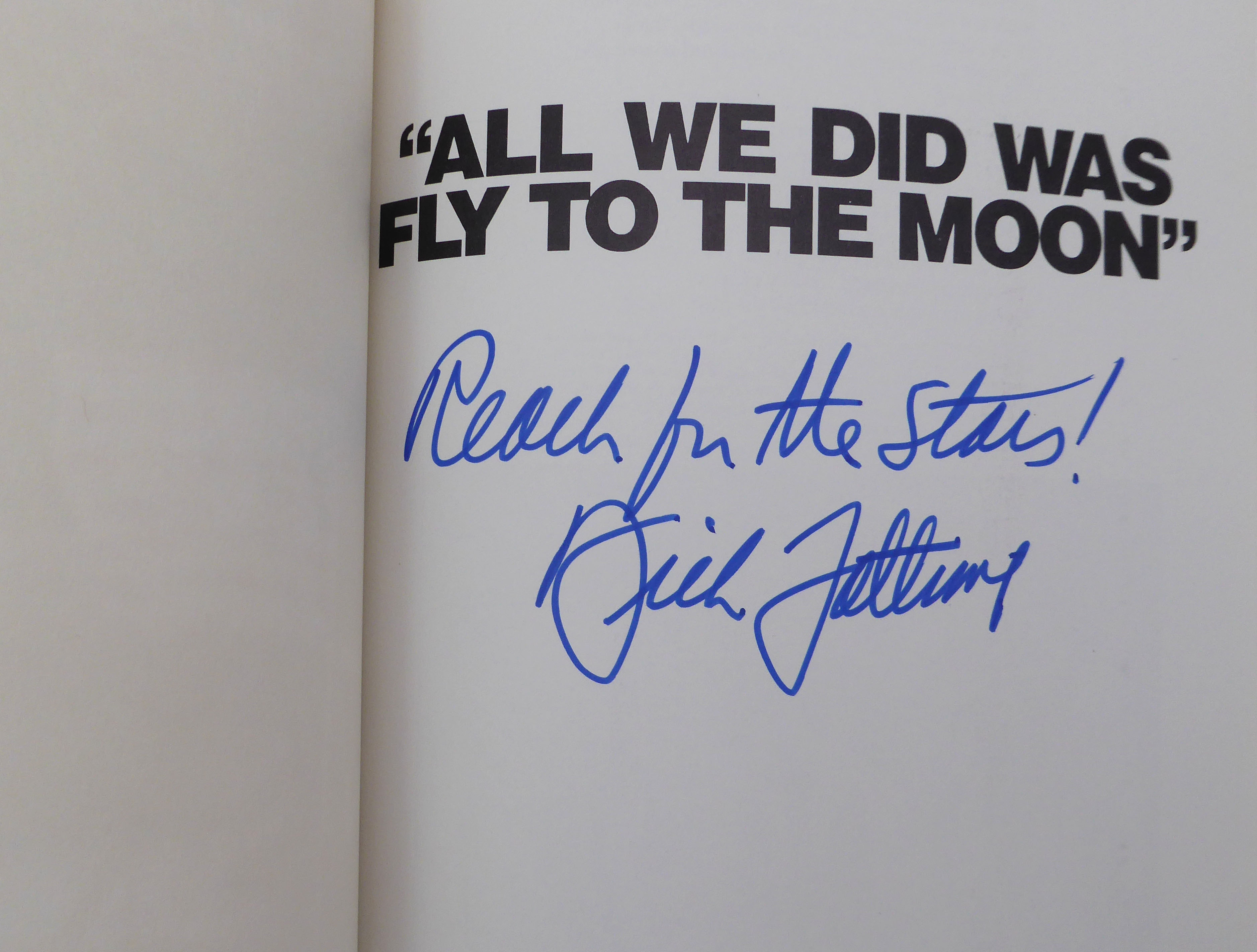 Dick Lattimer Autographed Book Astronaut "Reach For The Stars" SKU ...