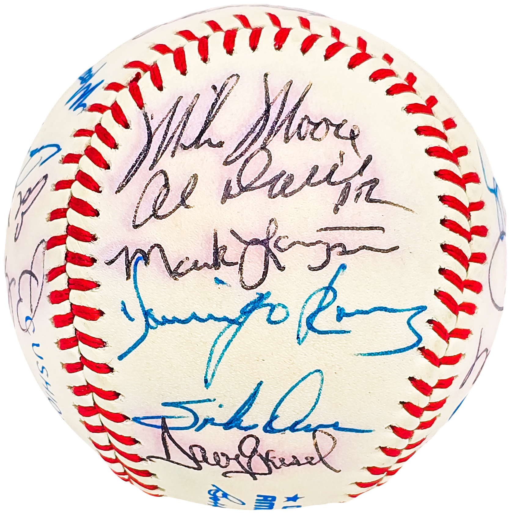 1984 Seattle Mariners Team Signed Autographed Official AL Baseball With ...