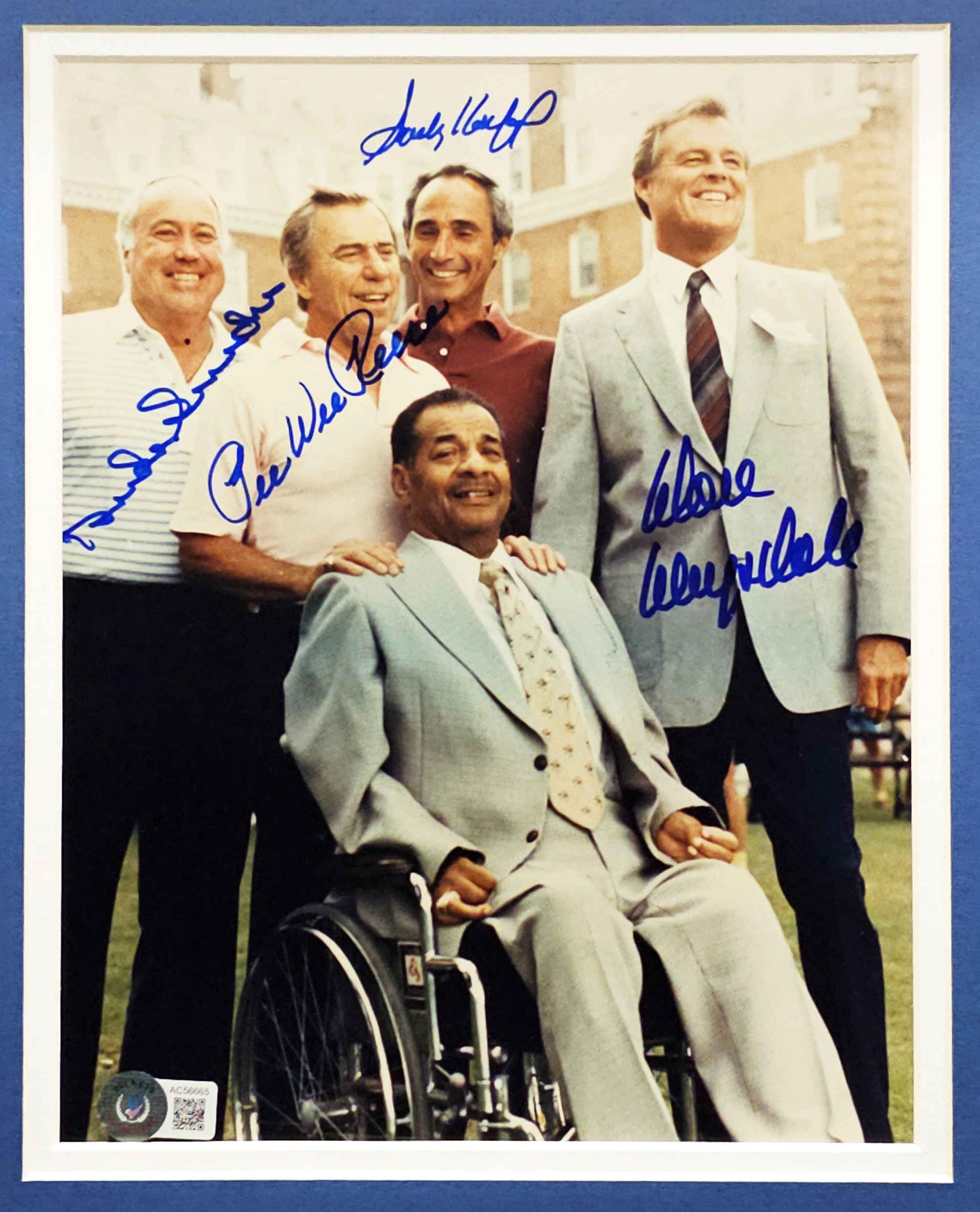 Los Angeles Dodgers Legends Autographed Framed 8x10 Photo With 4 ...