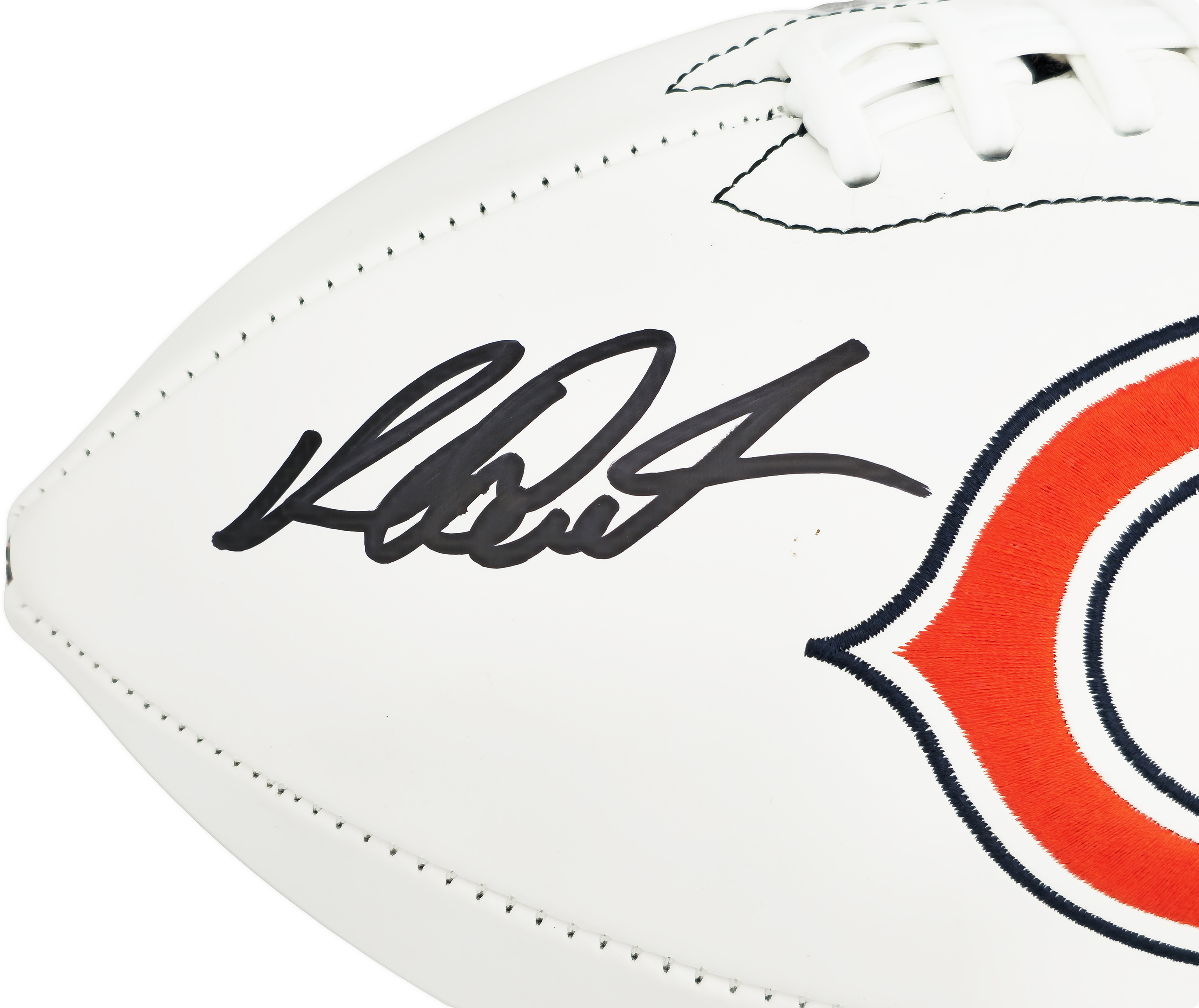 Richard Dent Autographed White Logo Football Chicago Bears "HOF 11 ...