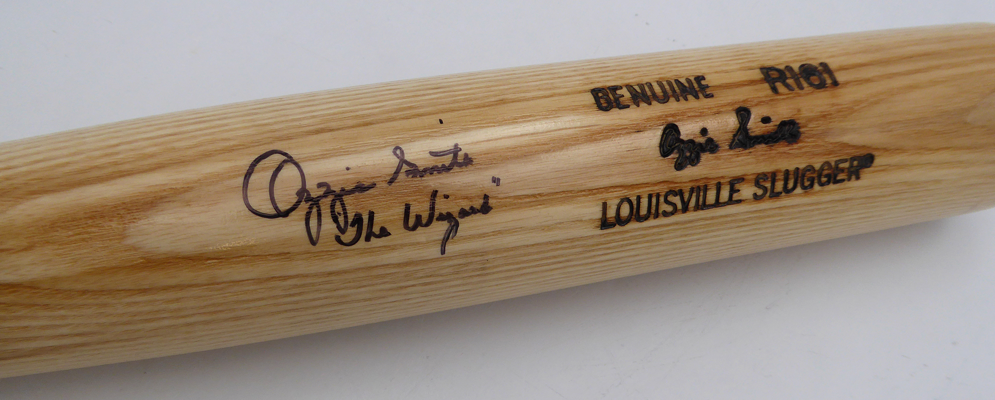Ozzie Smith Autographed Louisville Slugger Bat St. Louis Cardinals "The ...
