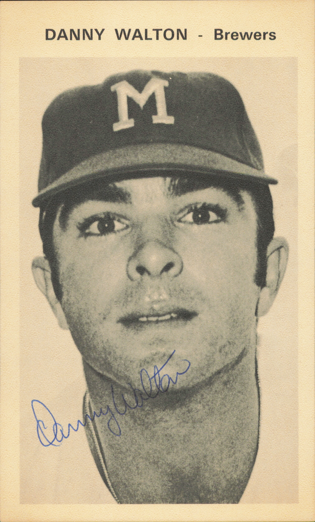 1970 Milwaukee Brewers Autographed 7 Count Lot of 4.5x7 Team Issued ...
