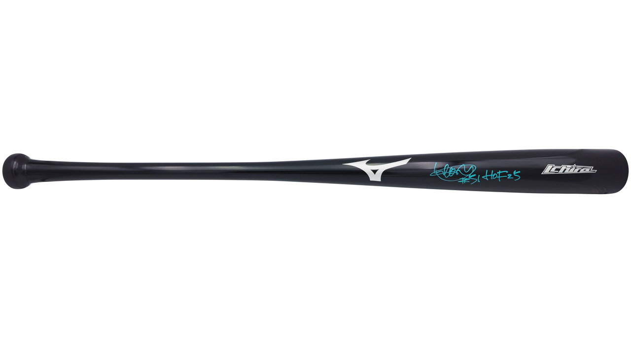 Ichiro Suzuki Autographed Black Mizuno Player Model Baseball Bat ...