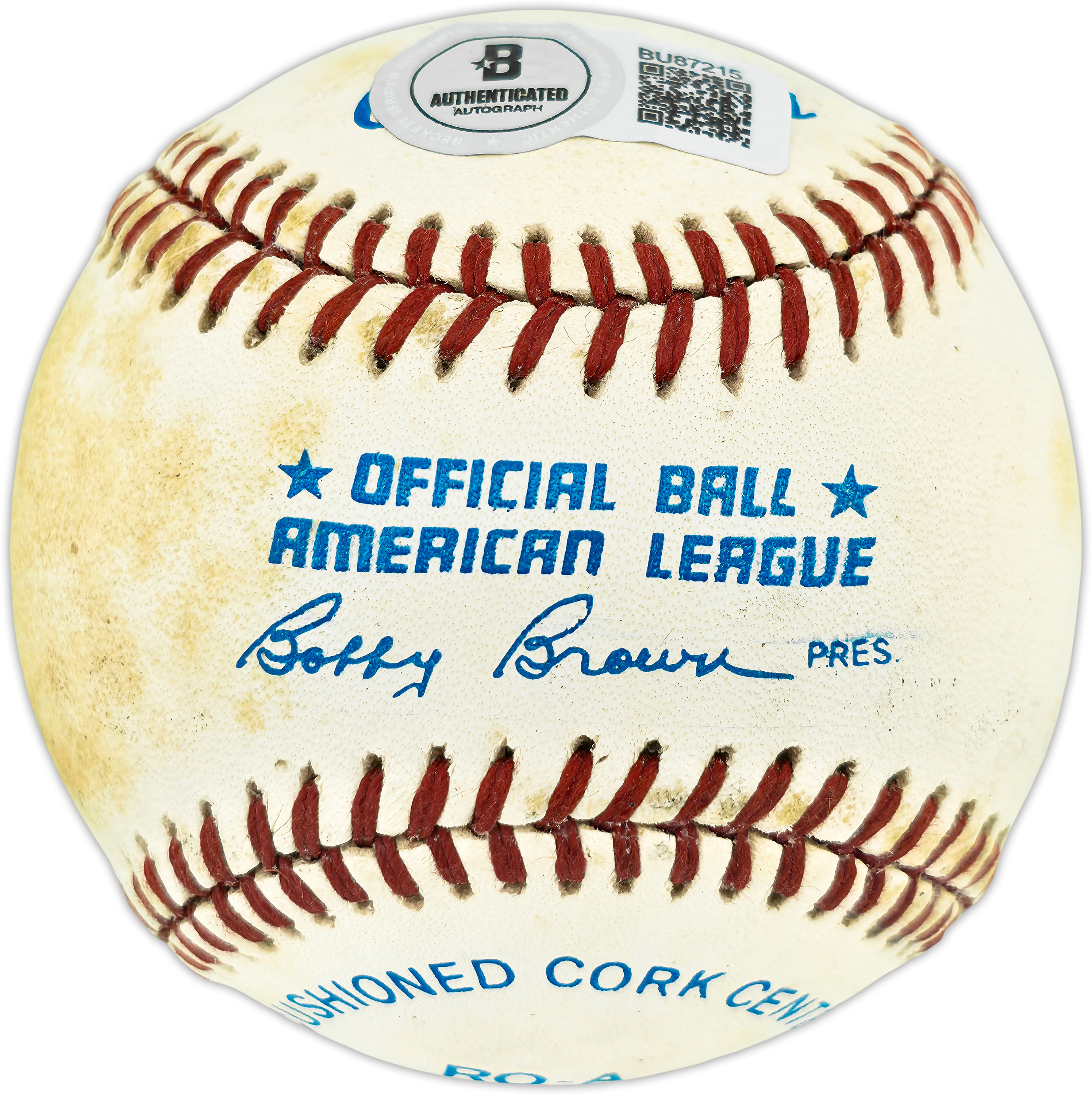 Joe Ginsberg & Virgil Trucks Autographed Official AL Baseball Detroit ...