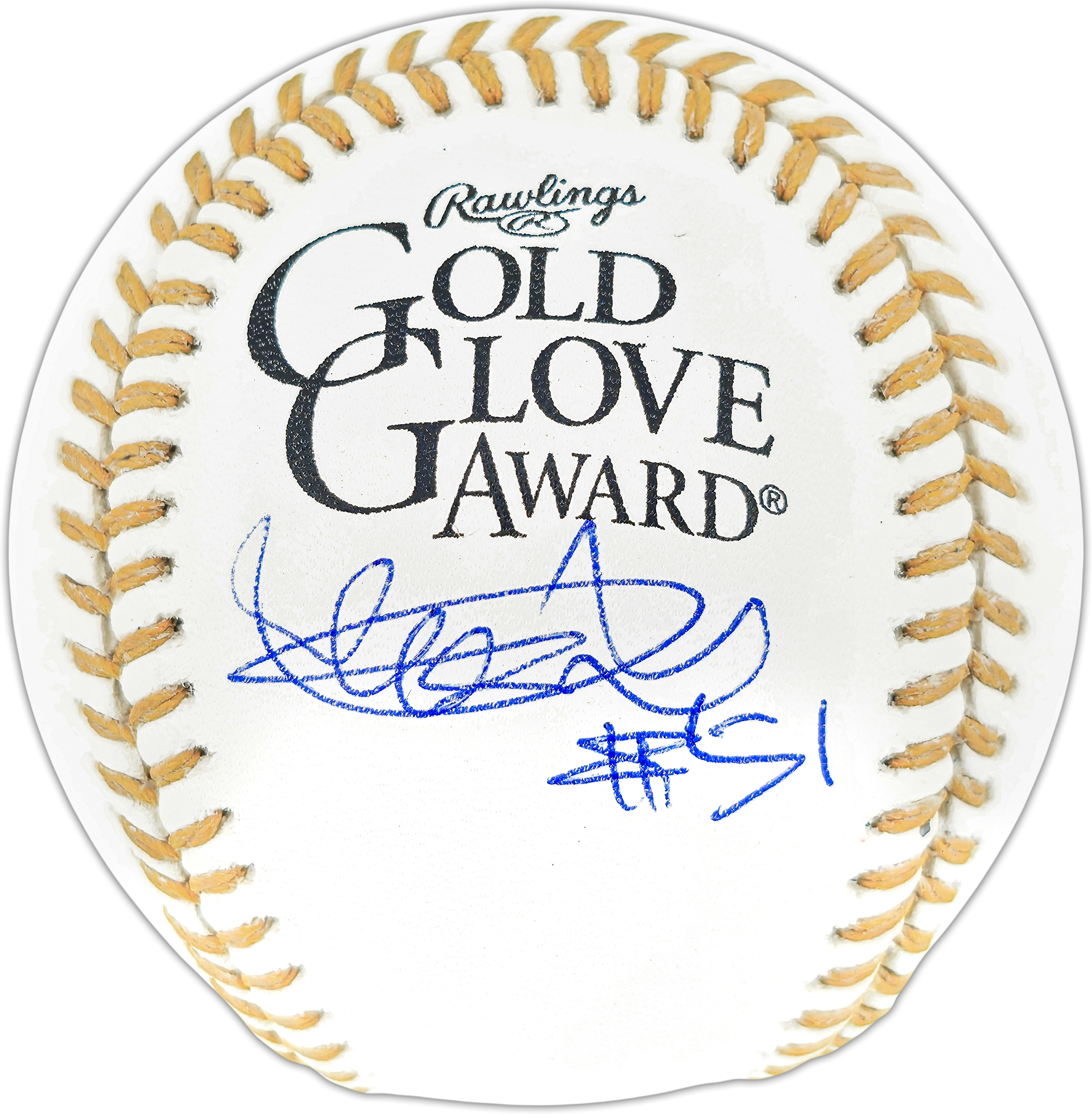 Ichiro Suzuki Autographed Official Gold Glove Logo Baseball Seattle ...