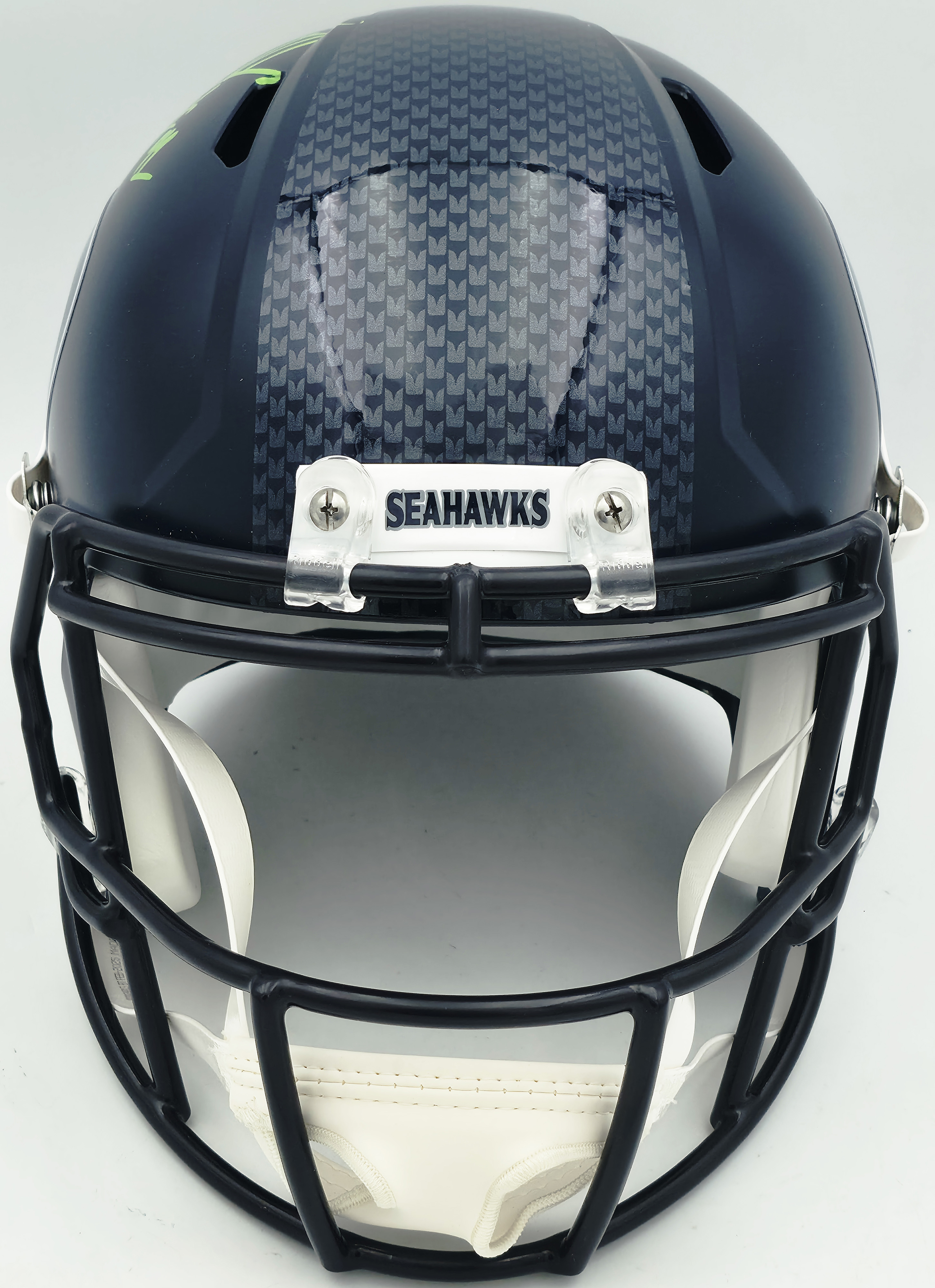 Byron Murphy II Autographed Seattle Seahawks Blue Full Size Speed ...