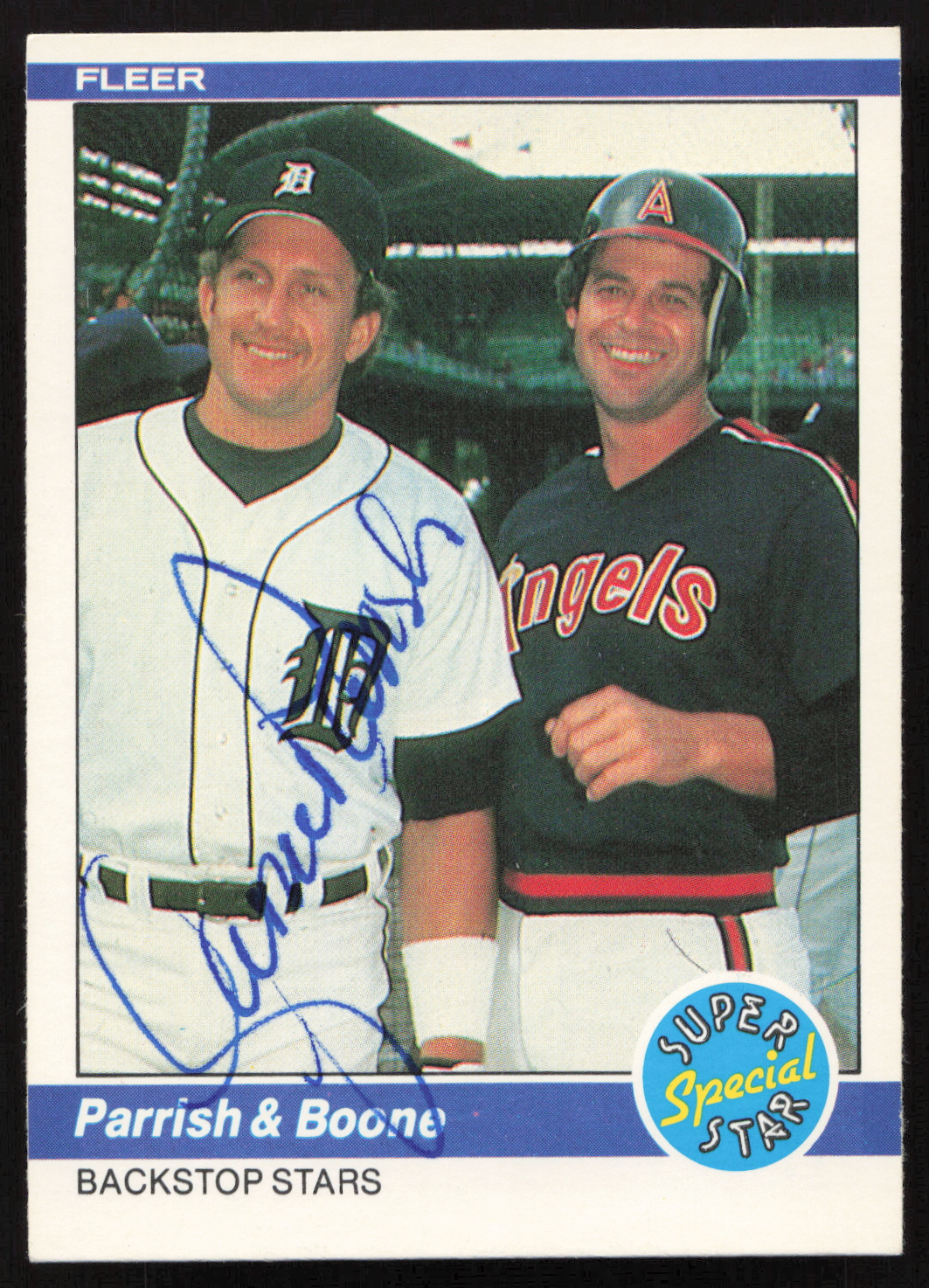 Lance Parrish Autographed 1984 Fleer Card #637 Detroit Tigers SKU ...
