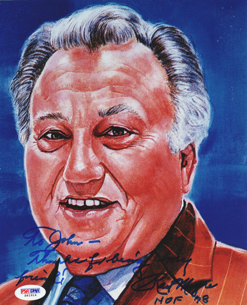 Ray Meyer Autographed 8x10 Photo DePaul Blue Demons "To John" PSA/DNA # ...