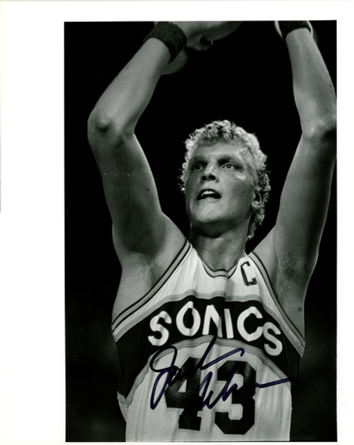 Jack Sikma Autographed 8x10 Photo Seattle Supersonics MCS Holo #70307 ...